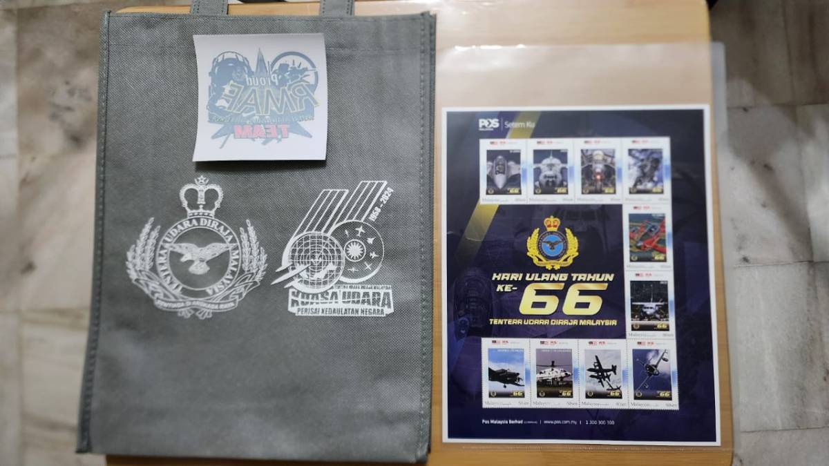 66th Anniversary of the Royal Malaysian Airforce Personalised Stamp ...
