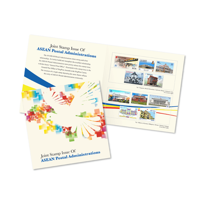 2024 ASEAN Post Joint Stamp Issue Pack by Singapore Post General Post ...
